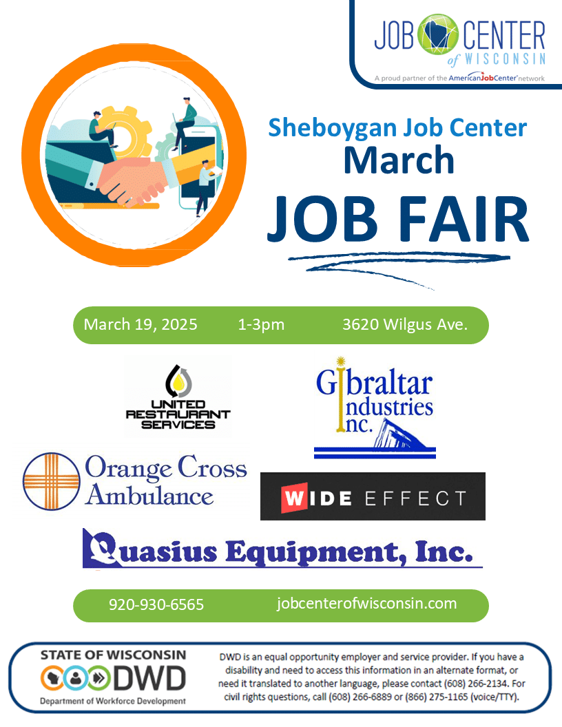 Sheboygan Job Fair Offers Exciting Local Employment Opportunities ...